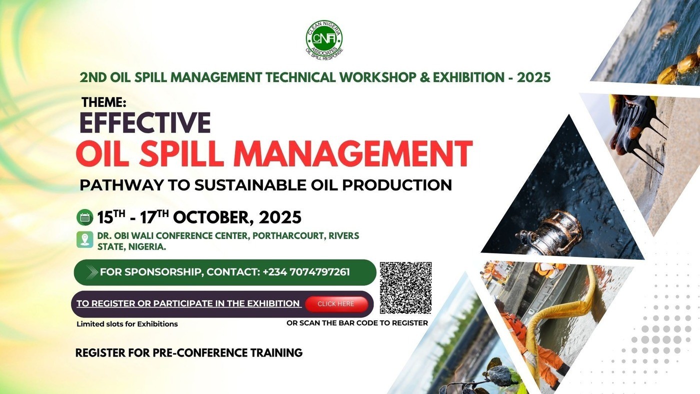 2nd Oil Spill Management Technical Workshop & Exhibition taking place ...